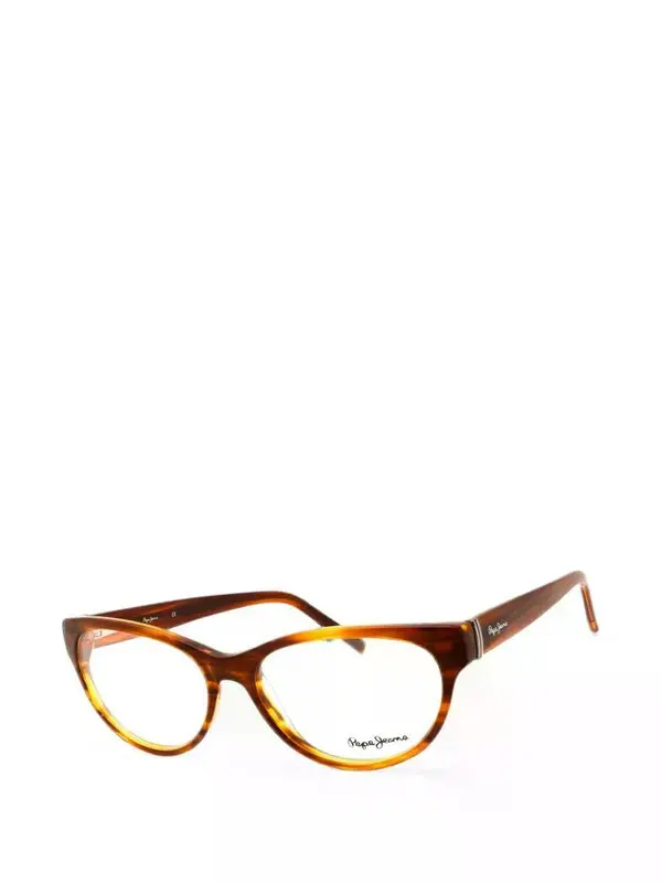 Pepe Jeans Tortoiseshell-effect Cat-eye Eyeglasses - Brown
