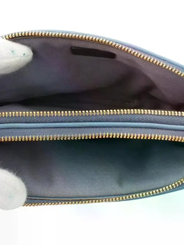 Miu Miu Madras Double Zip Pochette Handbag