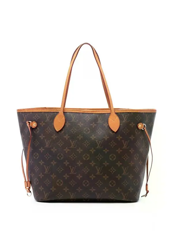 LOUIS VUITTON Monogram Neverfull Mm Tote Bag - Brown