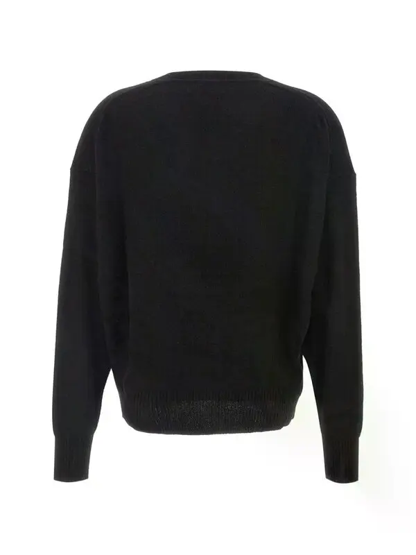 Marella V-neck Sweater - Black
