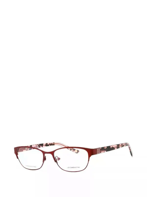 LIZ CLAIBORNE Oval-frame Glasses - Red