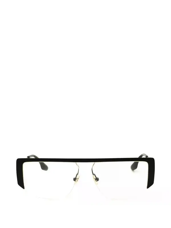 Victoria Beckham Rectangle-frame Sunglasses - Black
