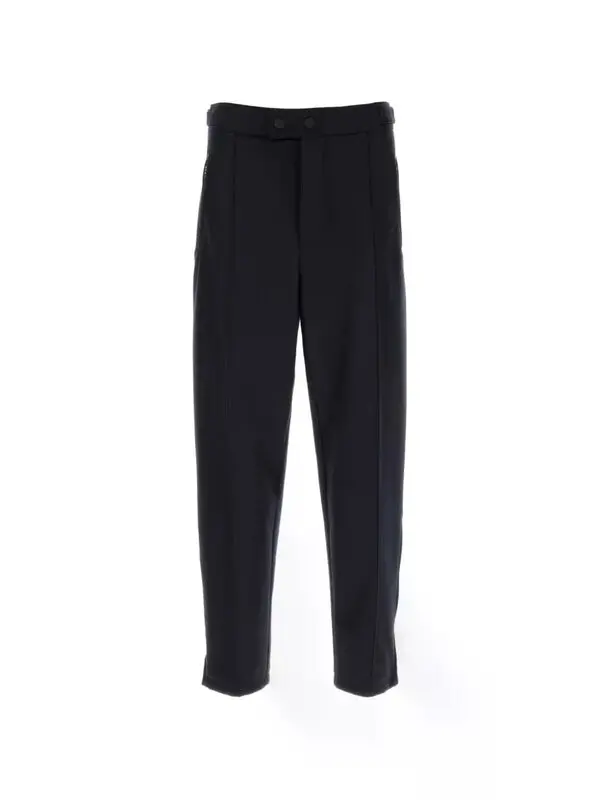 Giorgio Armani Logo-patch Track Pants - Black