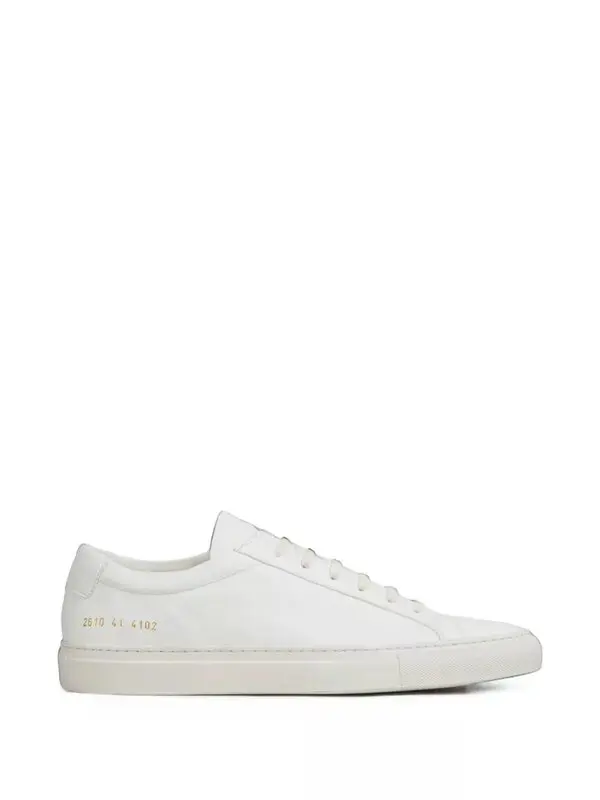 COMMON PROJECTS Leather Lace-up Sneakers - White