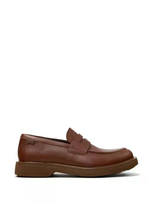 Camper Norman Leather Loafers - Brown