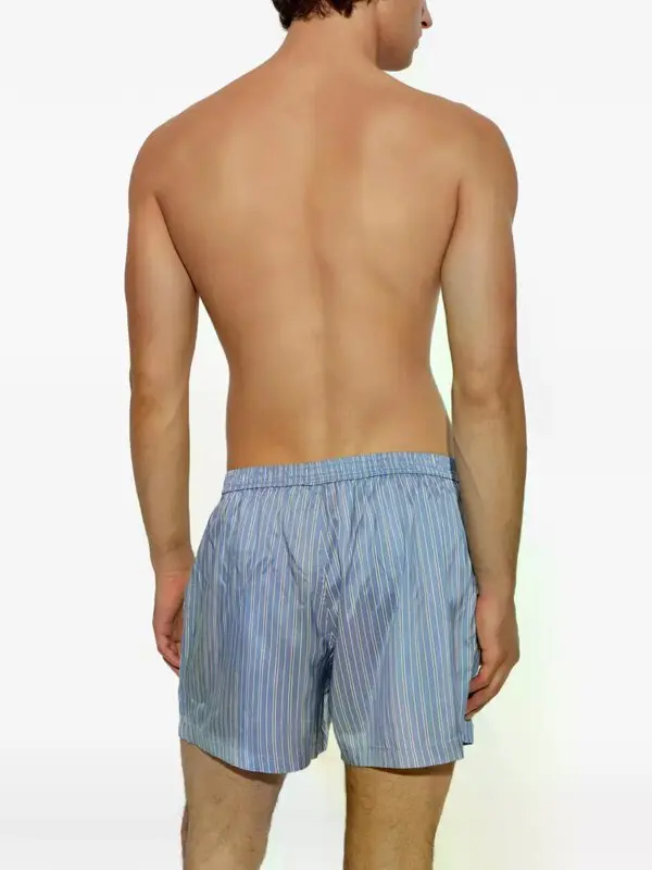 TOM FORD Striped Silk Boxer Shorts