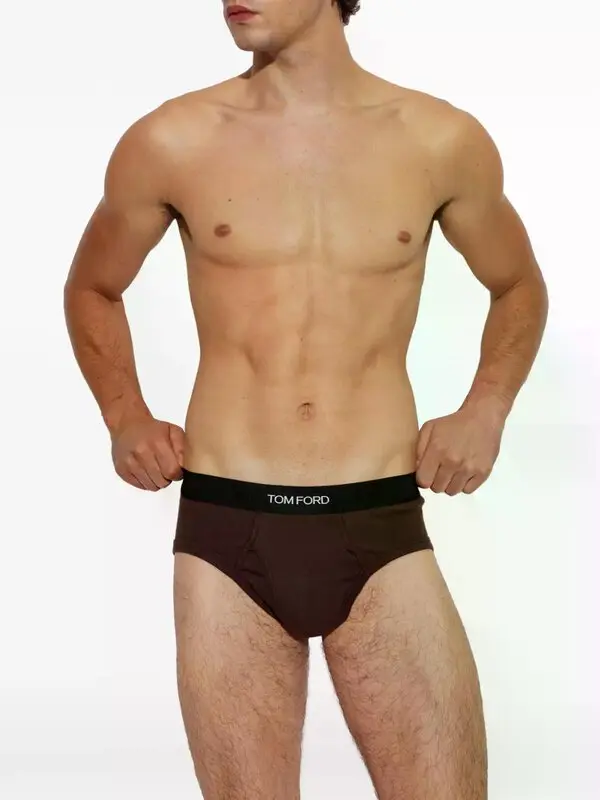 TOM FORD Logo-waistband Briefs