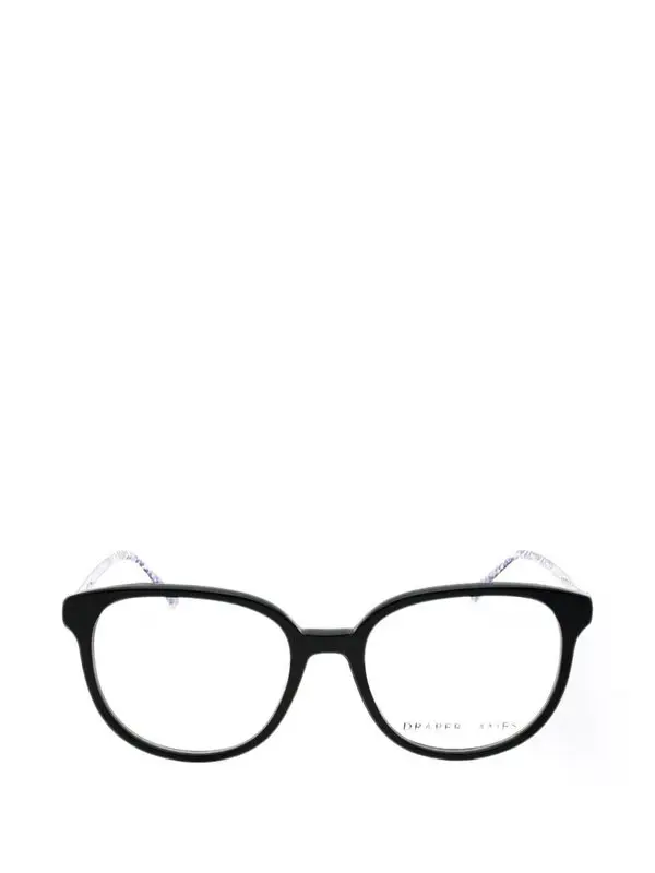 DRAPER JAMES Round-frame Glasses - Black
