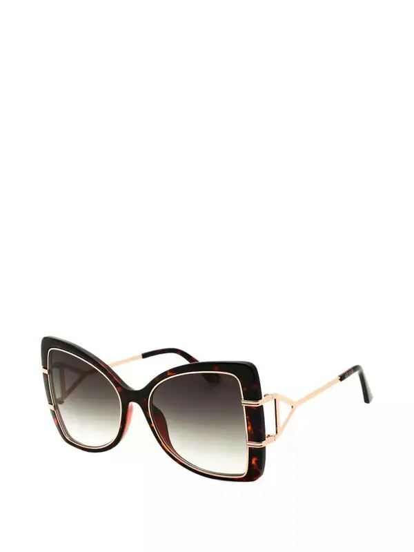 Guess Tortoiseshell-effect Cat-eye Sunglasses