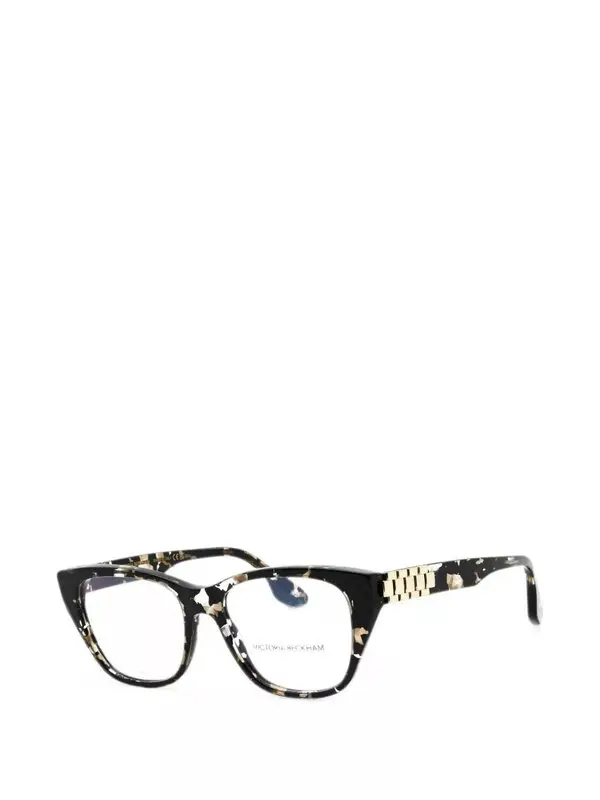 Victoria Beckham Tortoiseshell-effect Cat-eye Frame Glasses