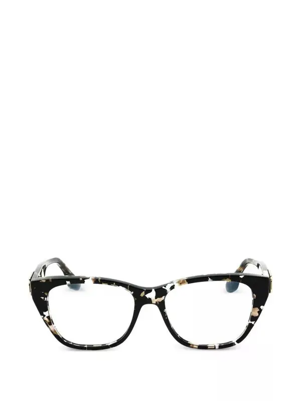 Victoria Beckham Tortoiseshell-effect Cat-eye Frame Glasses - Black