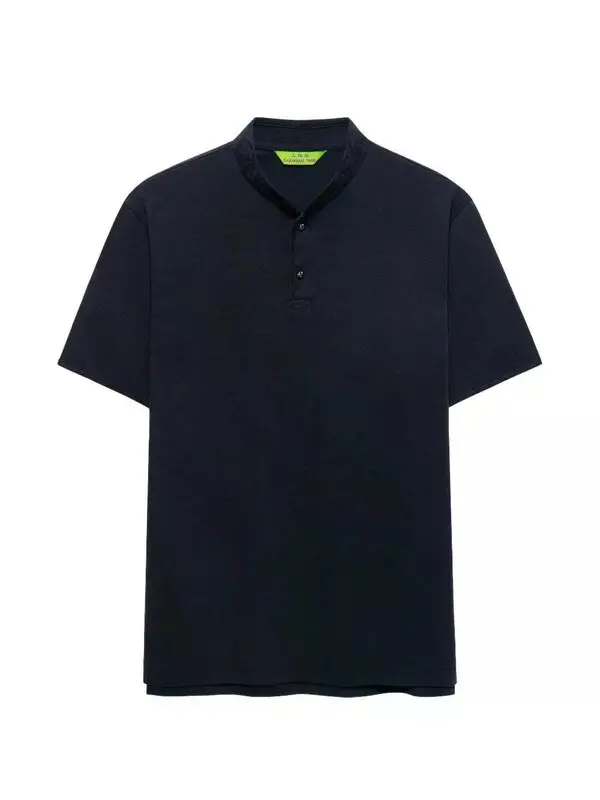 Shanghai Tang Fortune Mandarin-collar Polo Shirt