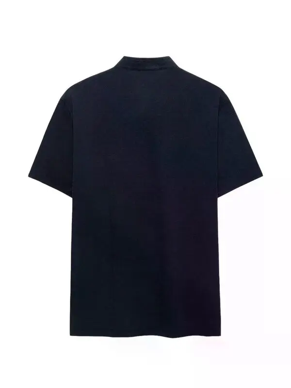 Shanghai Tang Fortune Mandarin-collar Polo Shirt