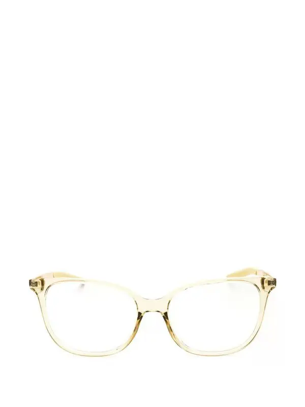 Nike Square Frame Eyeglasses - Gold