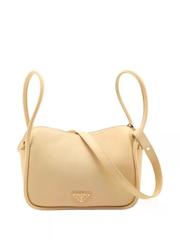 Prada 2013-2026 Leather Darling Satchel - Yellow