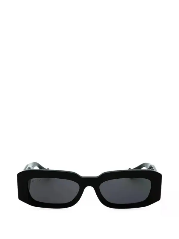 Gucci Rectangle-frame Sunglasses - Black