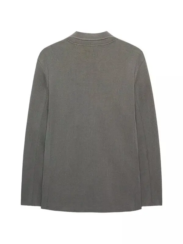Shanghai Tang Silk Knitted Blazer