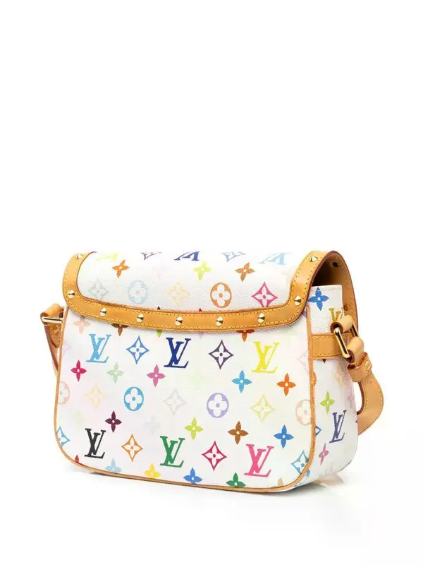 LOUIS VUITTON 2004 Monogram Multicolore Sologne Crossbody Bag - White