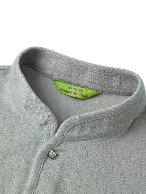 Shanghai Tang Fortune Jacquard Polo Shirt