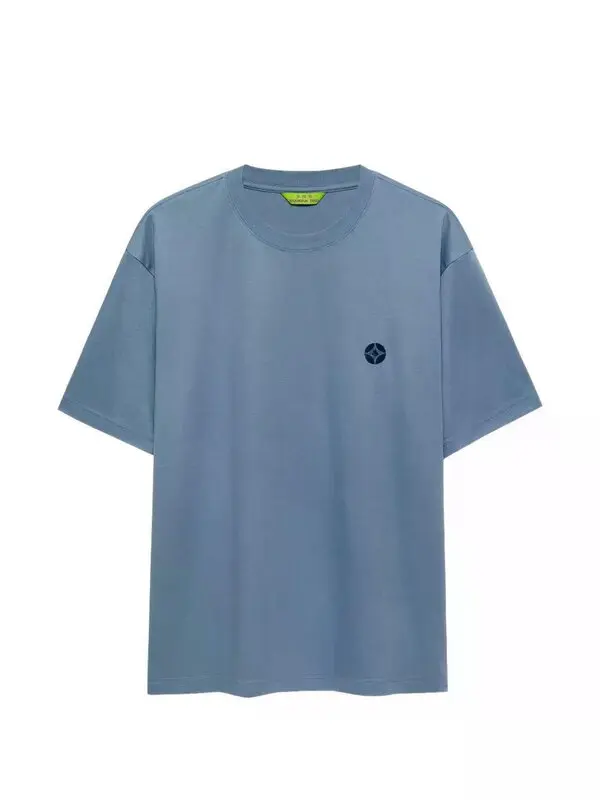 Shanghai Tang Fortune Logo-patch T-shirt - Blue