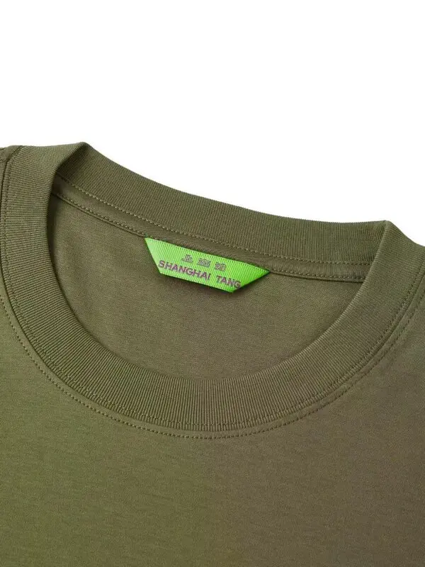 Shanghai Tang Fortune Logo-patch T-shirt