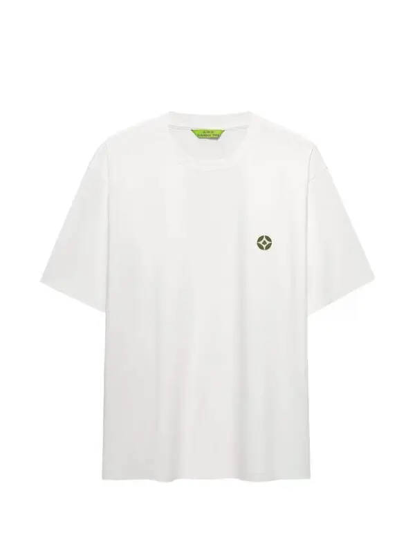 Shanghai Tang Fortune Logo-patch T-shirt - White