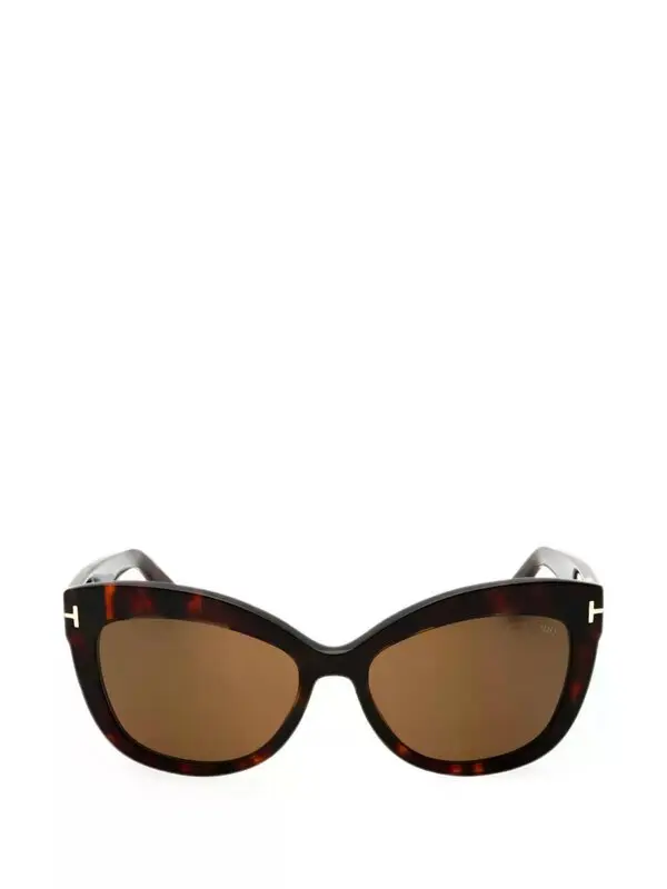TOM FORD Cat Eye Sunglasses - Brown