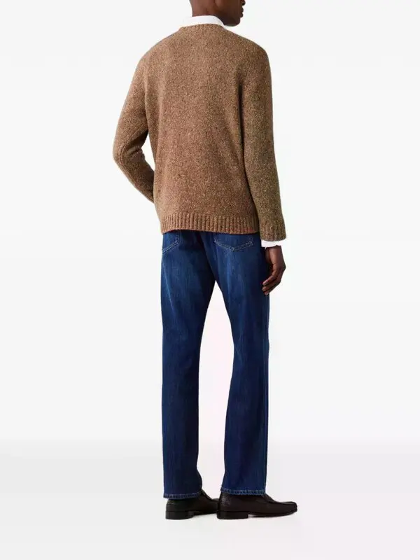 HACKETT LONDON Donegal-knit Merino Wool Sweater