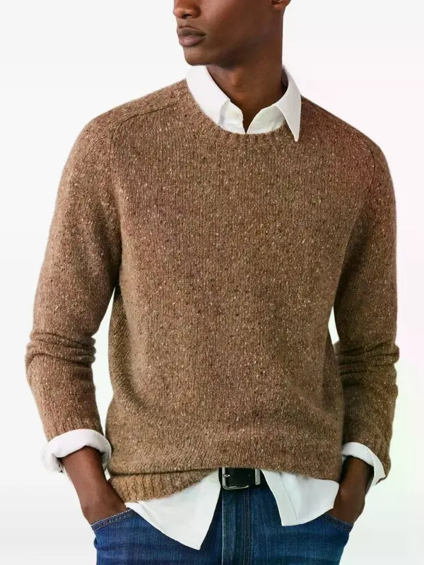HACKETT LONDON Donegal-knit Merino Wool Sweater