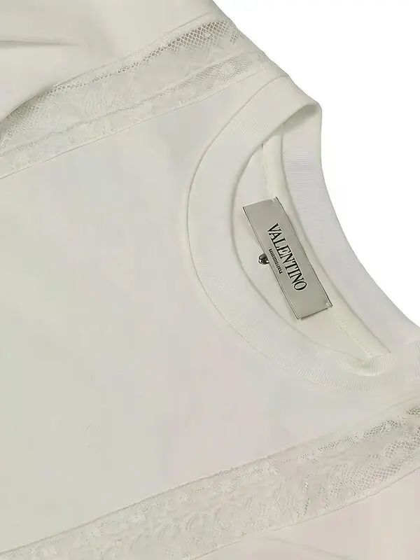 Valentino Garavani Lace Inlay Mini Dress