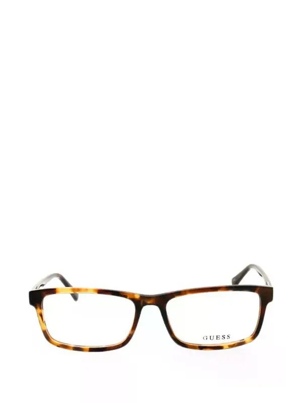 Guess Tortoiseshell-effect Rectangle Frame Eyeglasses