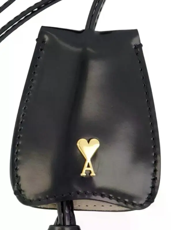 AMI Paris Paris Paris Cloche Keychain - Black