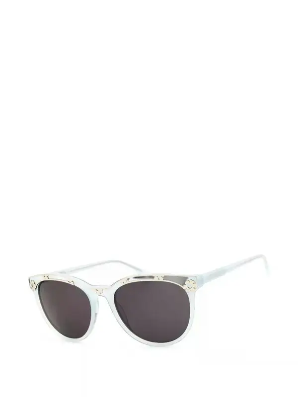 DRAPER JAMES Flower-detail Round-frame Sunglasses