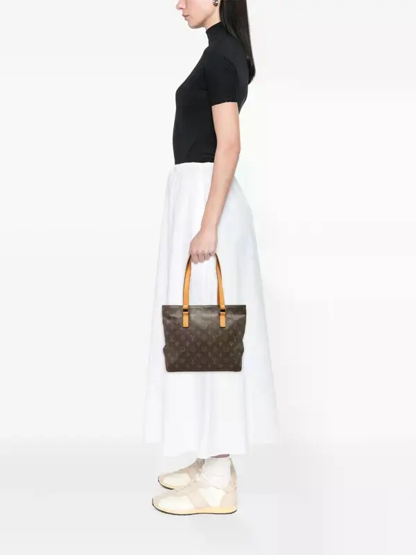 LOUIS VUITTON 2001 Monogram Cabas Piano Tote Bag