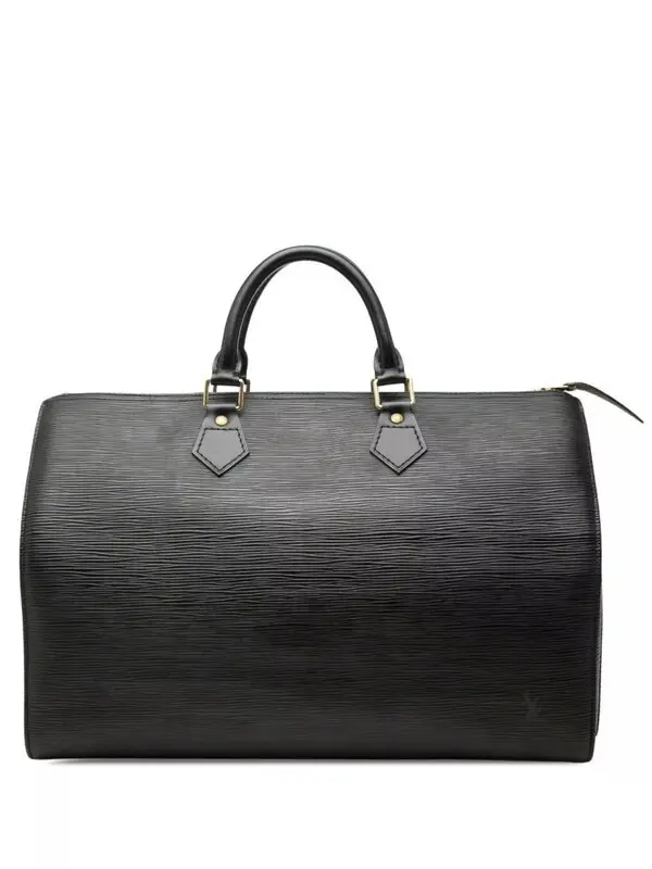 LOUIS VUITTON 1998 Epi Speedy 35 Boston Bag - Black