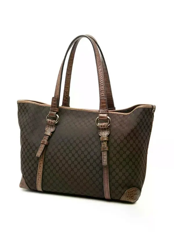 Celine 2009 Macadam Canvas Tote Bag