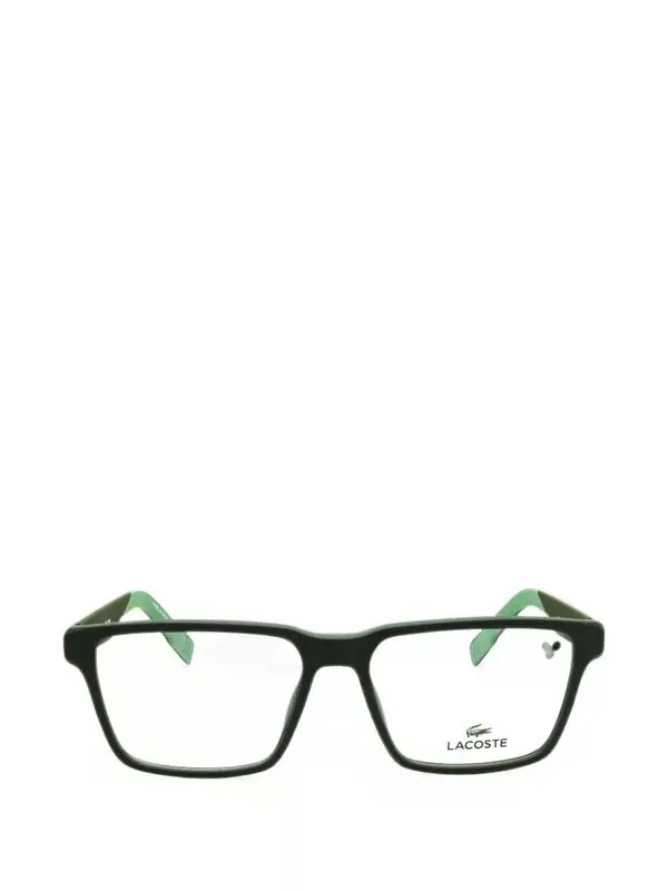 Lacoste Rectangle-frame Glasses - Green