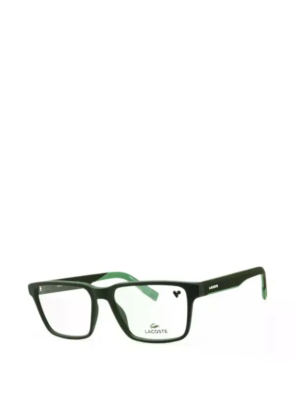 Lacoste Rectangle-frame Glasses - Green