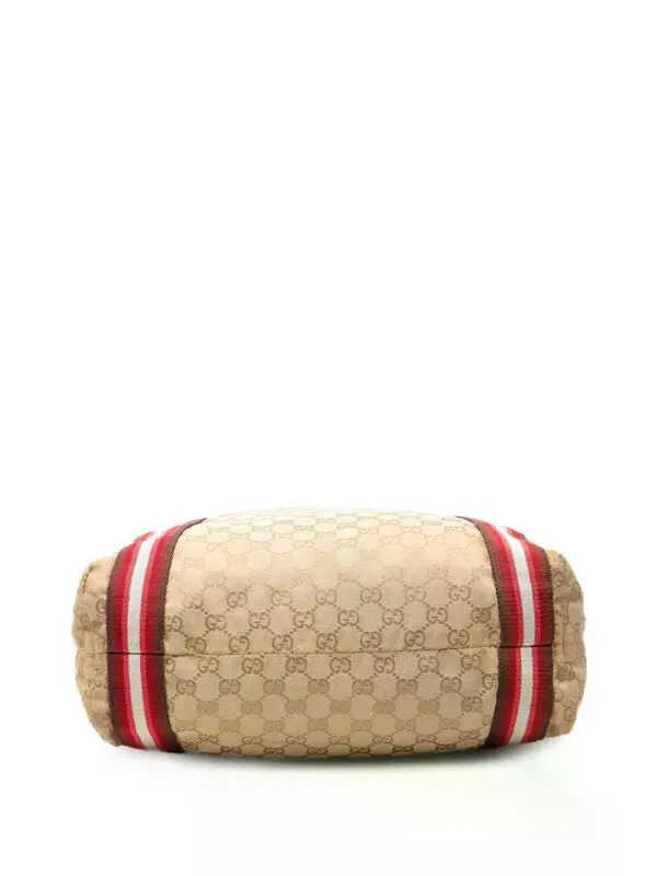Gucci 2000-2015 Gg Canvas Web Tote Bag