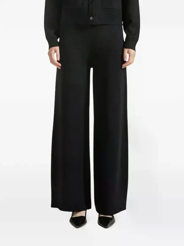 Seventy Fine-knit Wide-leg Trousers