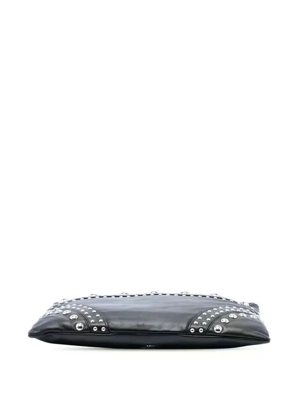 Prada 2015-2026 Studded Calfskin Clutch Bag