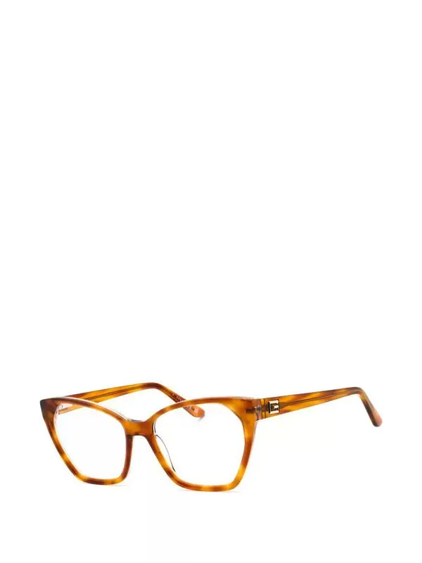 Guess Cat Eye Eyeglasses - Brown