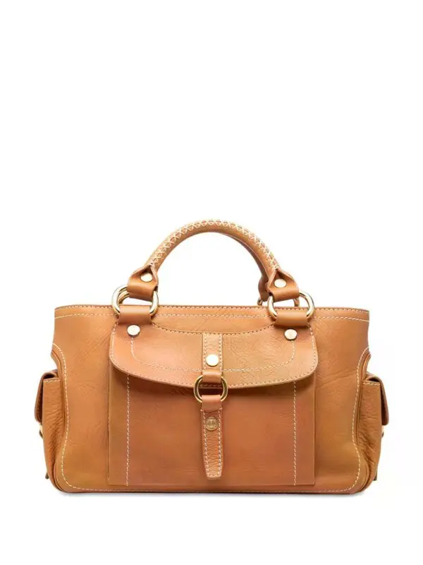 Celine 2016 Leather Boogie Handbag - Brown