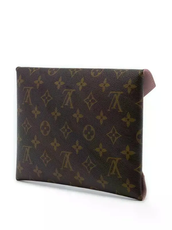 LOUIS VUITTON 2019 Monogram Pochette Kirigami Gm Clutch Bag - Brown