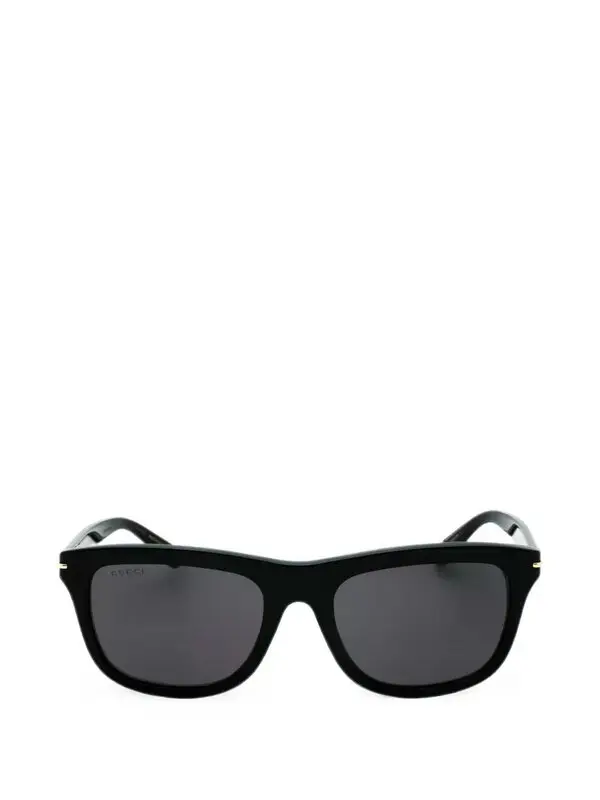 Gucci Rectangle-frame Sunglasses - Black