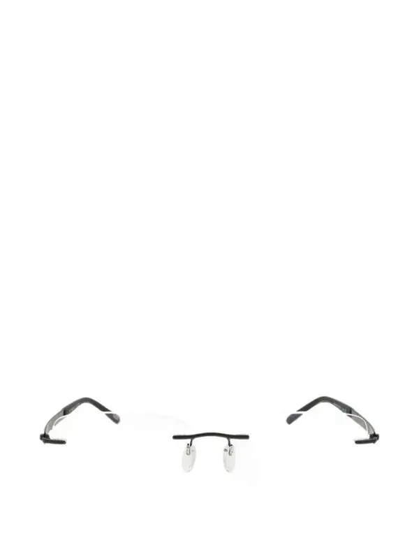 SILHOUETTE Titan Impressions Rimless Eyeglasses - Black