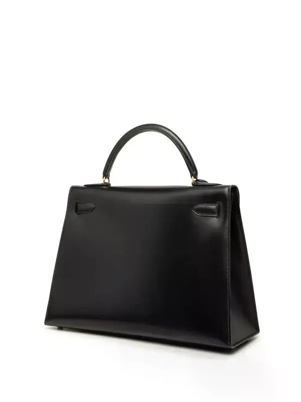 Hermès 1991 Box Calf Kelly Sellier 32 Satchel