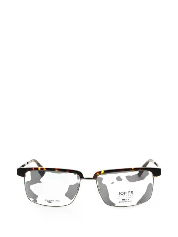 Jones New York Rectangle Frame Eyeglasses - Brown