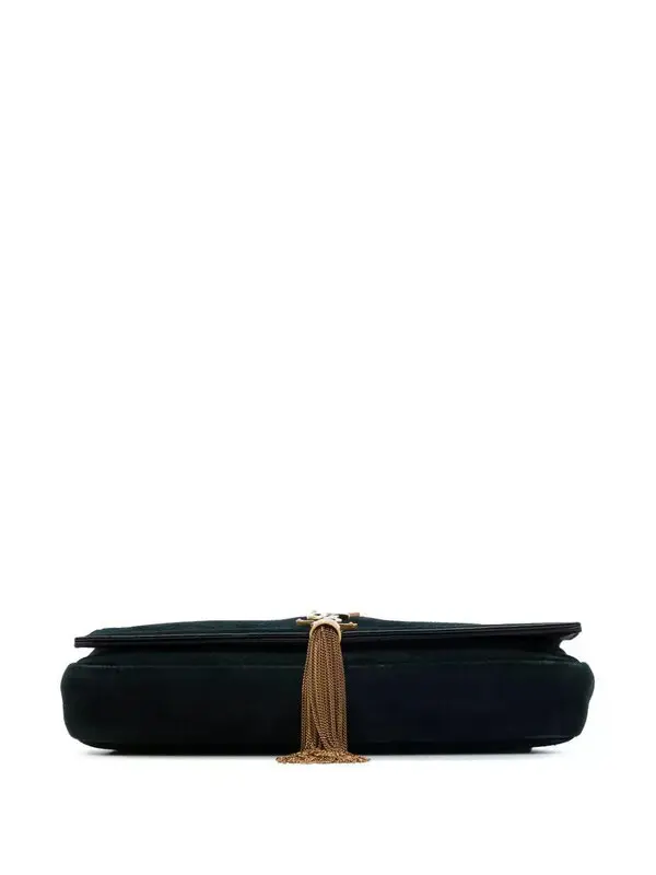 Saint Laurent 2020 Suede Monogram Kate 99 Tassel Bag Satchel