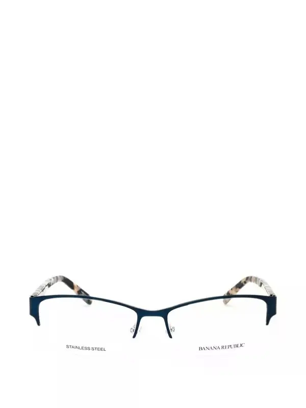 Banana Republic Jordyn Rectangle-frame Glasses - Blue